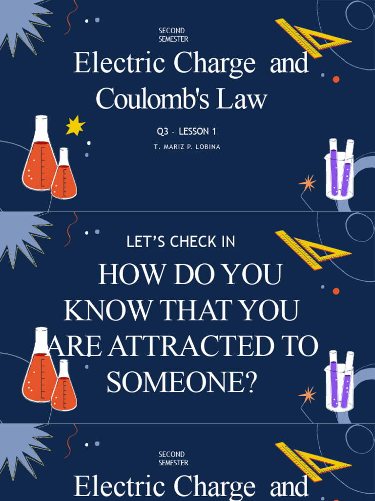 Q3 LESSON 1 Electric Charge and Coulombs Law | PDF | Electric Charge ...
