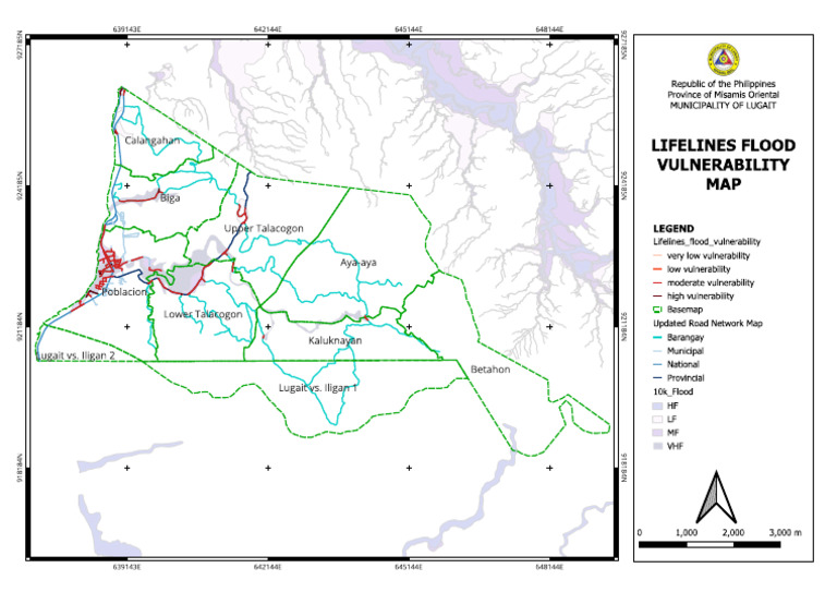 Lifelines Flood Vulnerability Map | PDF