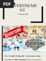Advertisement | PDF | Advertising | English Language