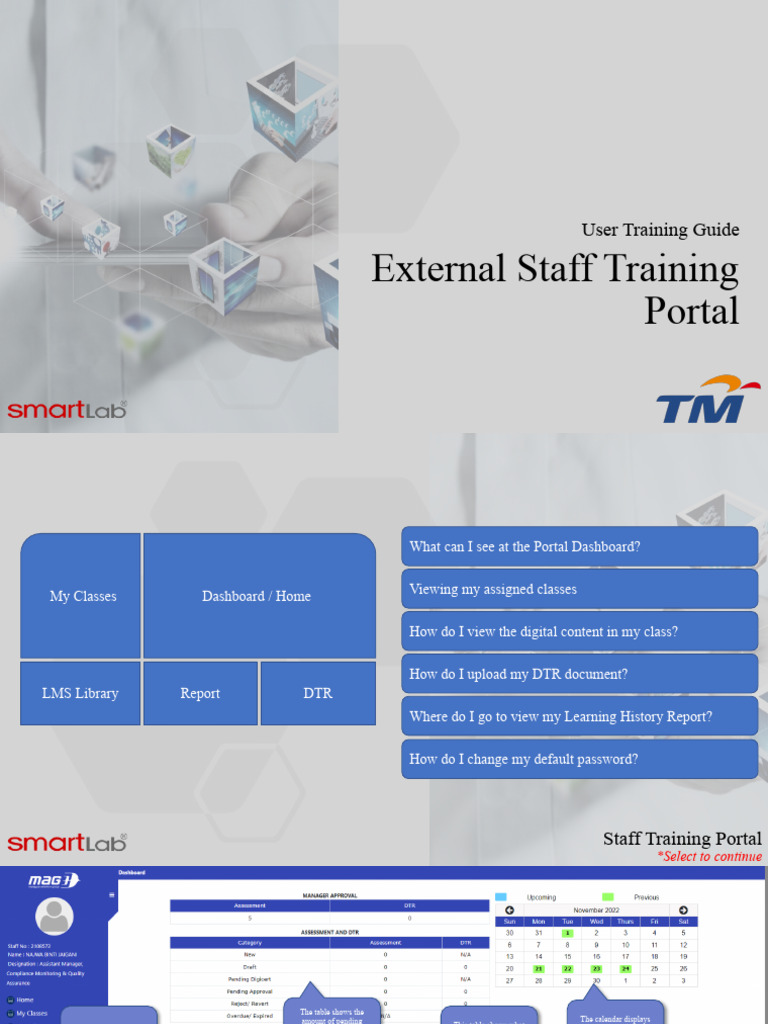 External Staff Training Portal - User Guide R1 | PDF | Libraries ...