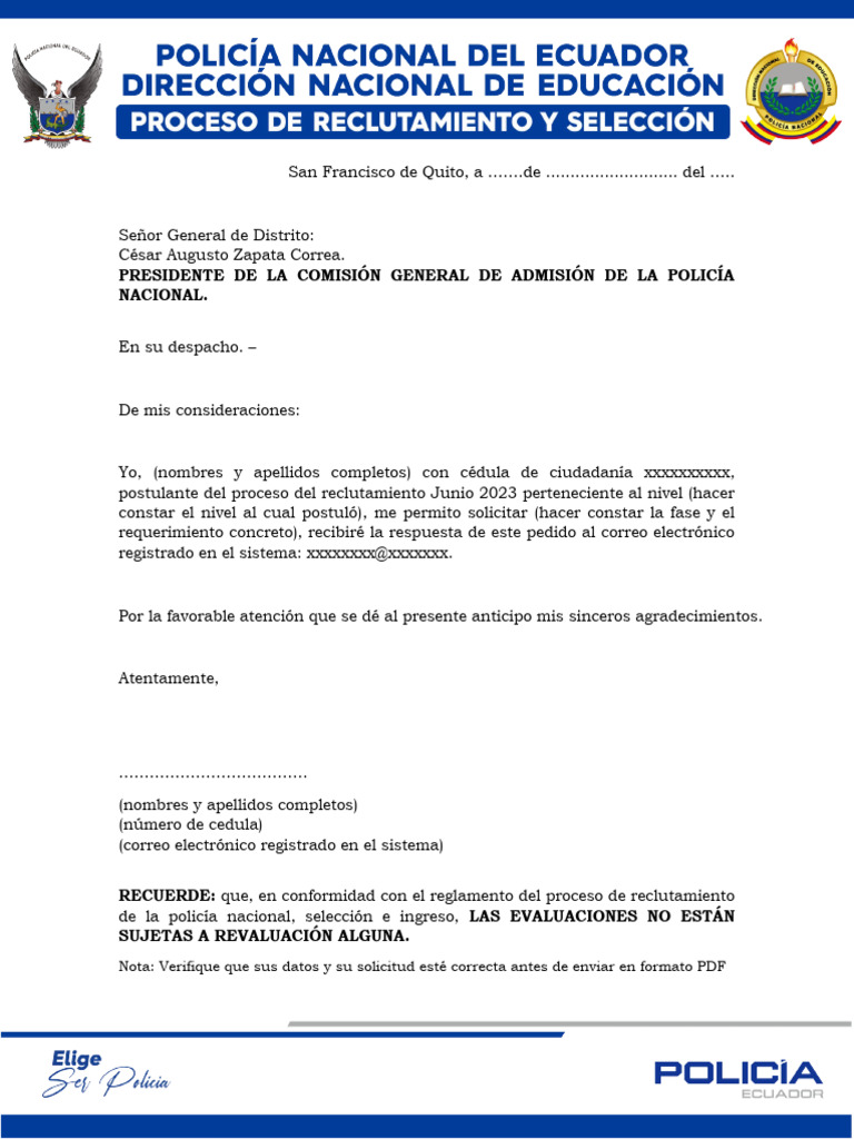 Files - OFICIO SOLICITUD FORMATO | PDF