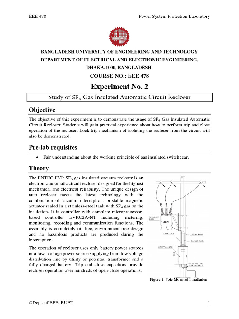 Exp 2 - EEE 478 | Download Free PDF | Electrical Engineering | Insulator (Electricity)