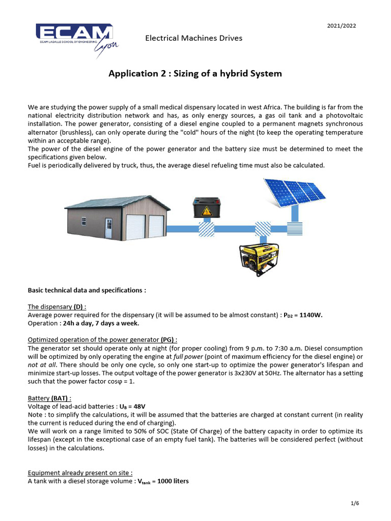 Application II - Hybrid System Sizing | Download Free PDF | Rectifier | Electric Generator