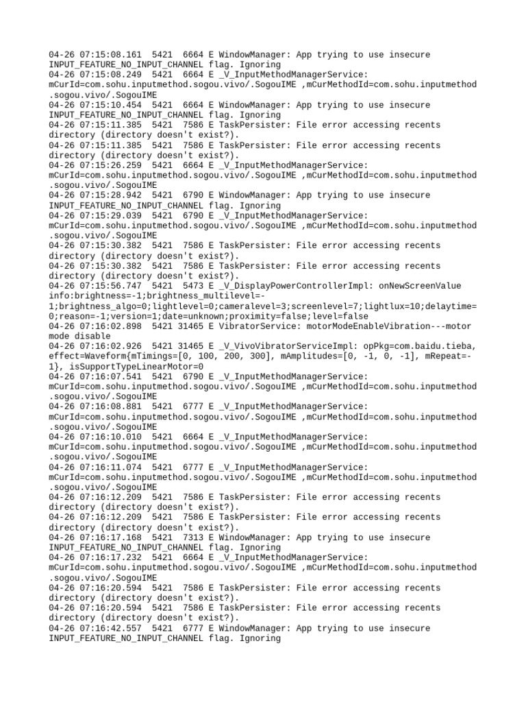 Log | PDF | Directory (Computing) | System Software