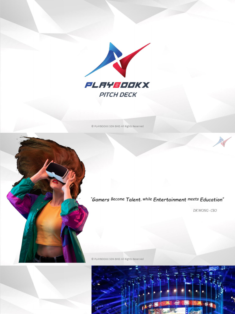 Playbook X Pitch Deck 02 | PDF | Stocks | Business