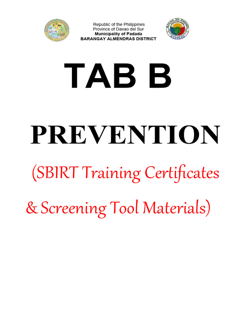 5-TAB-B-Prevention | PDF