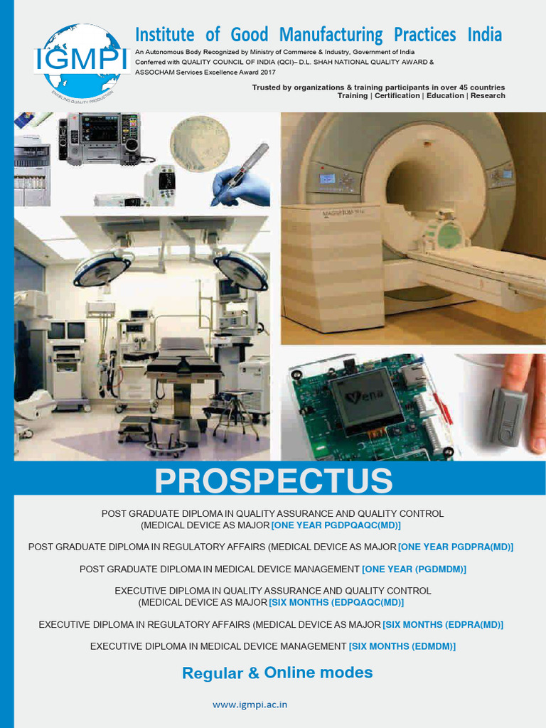 IGMPI: Medical Device Management Training | PDF | Medical Device ...