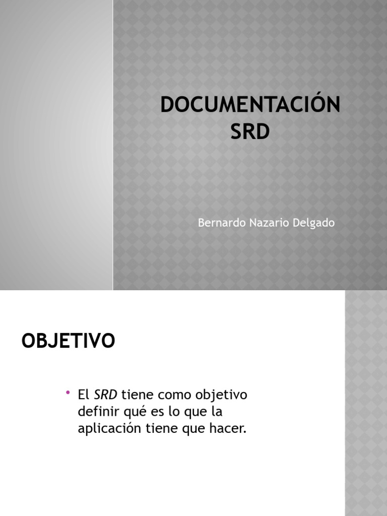 Documento de Requerimientos Software SRD | PDF | Software | Servidor ...