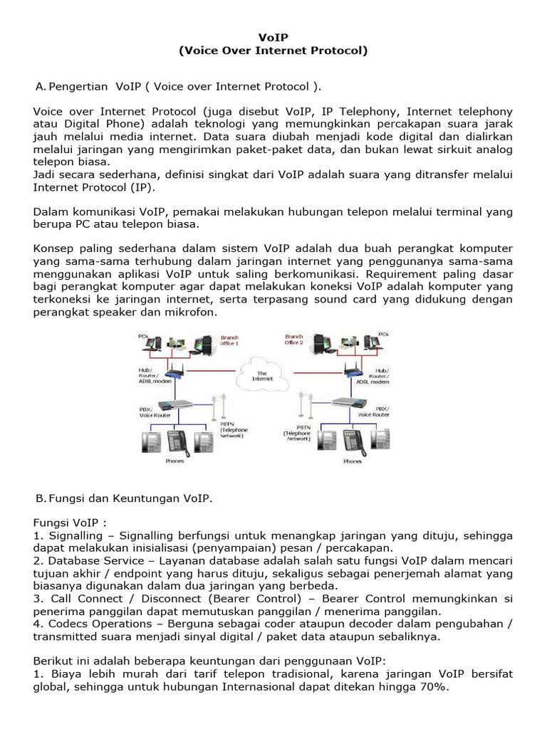 Vo IP | PDF | Teknologi & Rekayasa