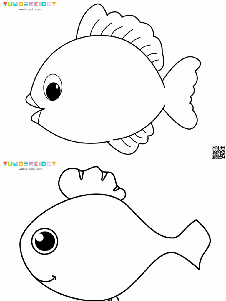 Wunderkiddy Color The Fish | PDF