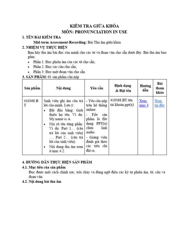 Project Pronunciation | PDF
