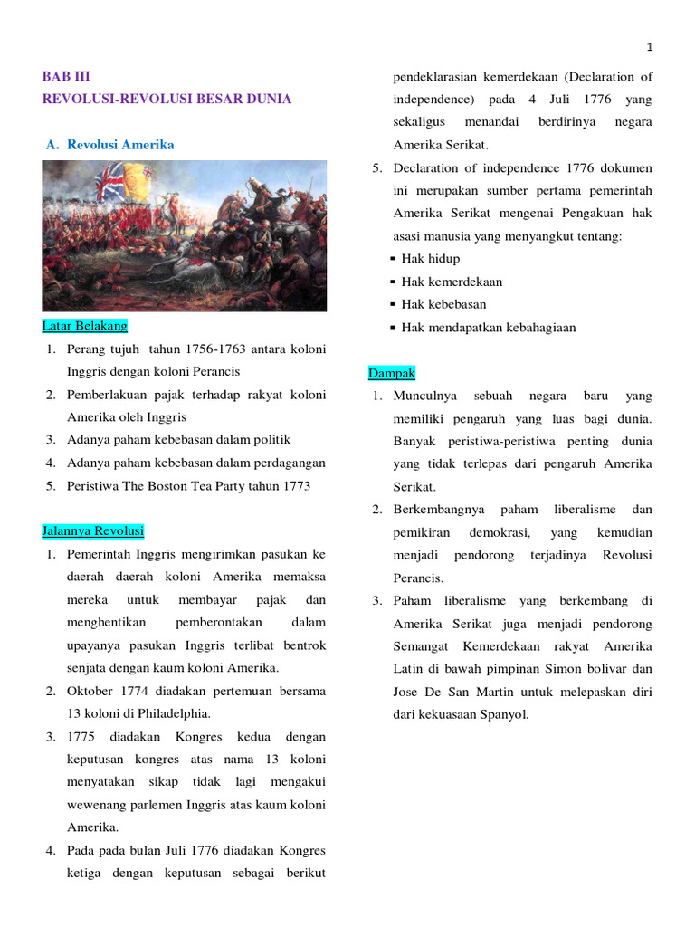 Revolusi Besar: Dampak dan Sejarahnya | PDF
