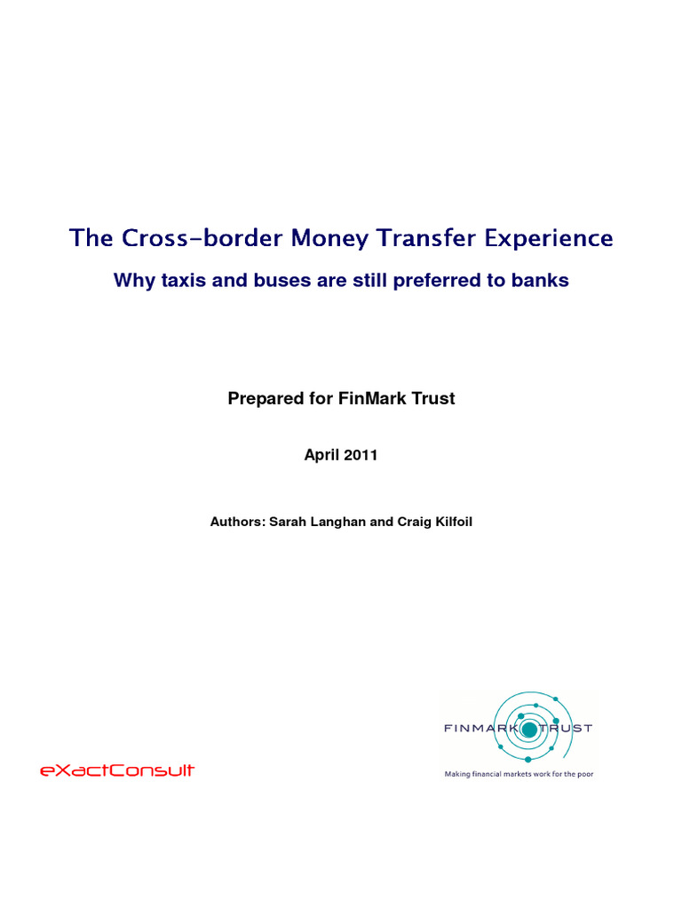 Cross-Border Money Transfer Insights | PDF | Wire Transfer | Banks