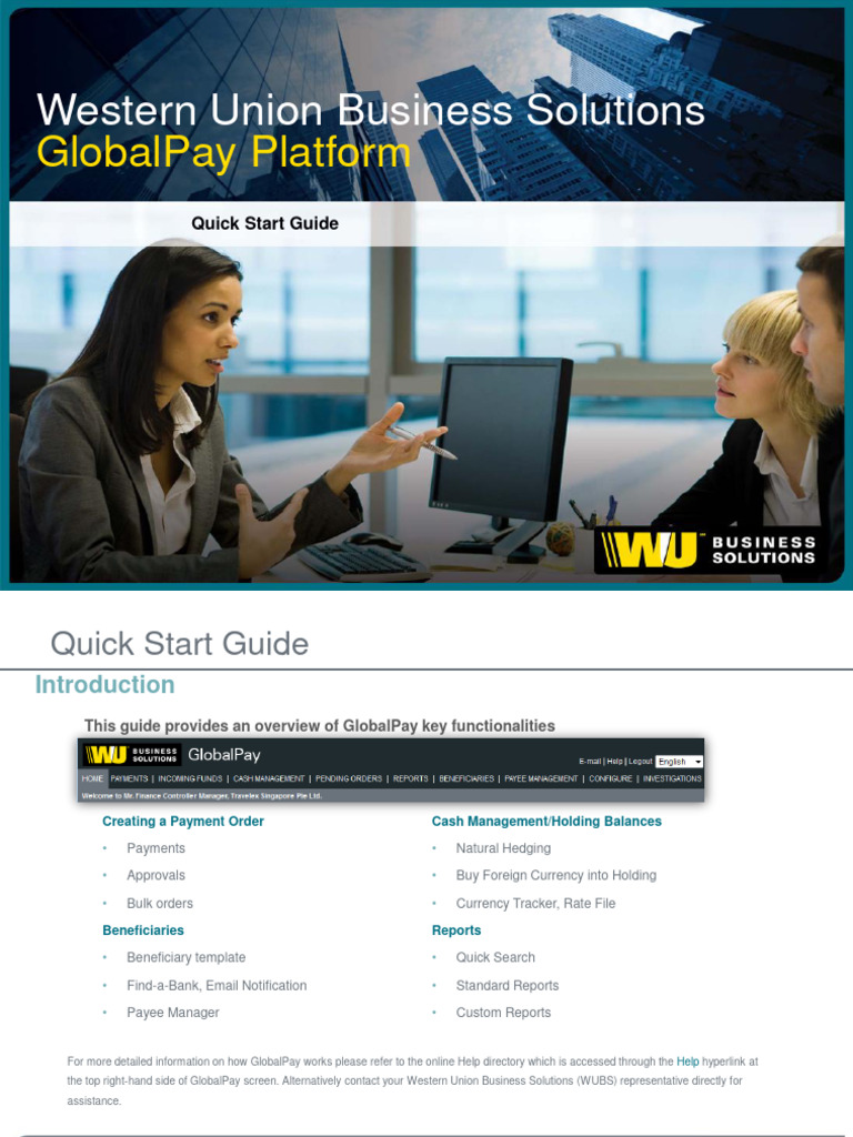 GlobalPay Quick Start Guide | PDF | Payments | Exchange Rate