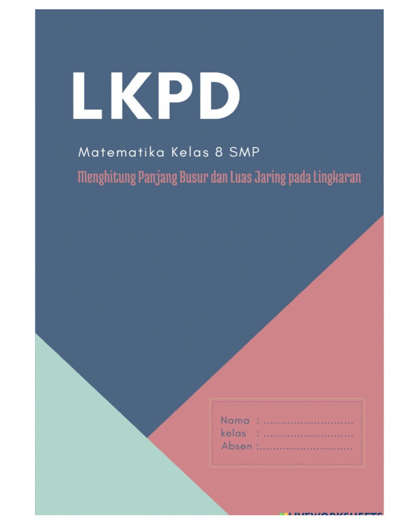 LKPD luas juring naskia | PDF