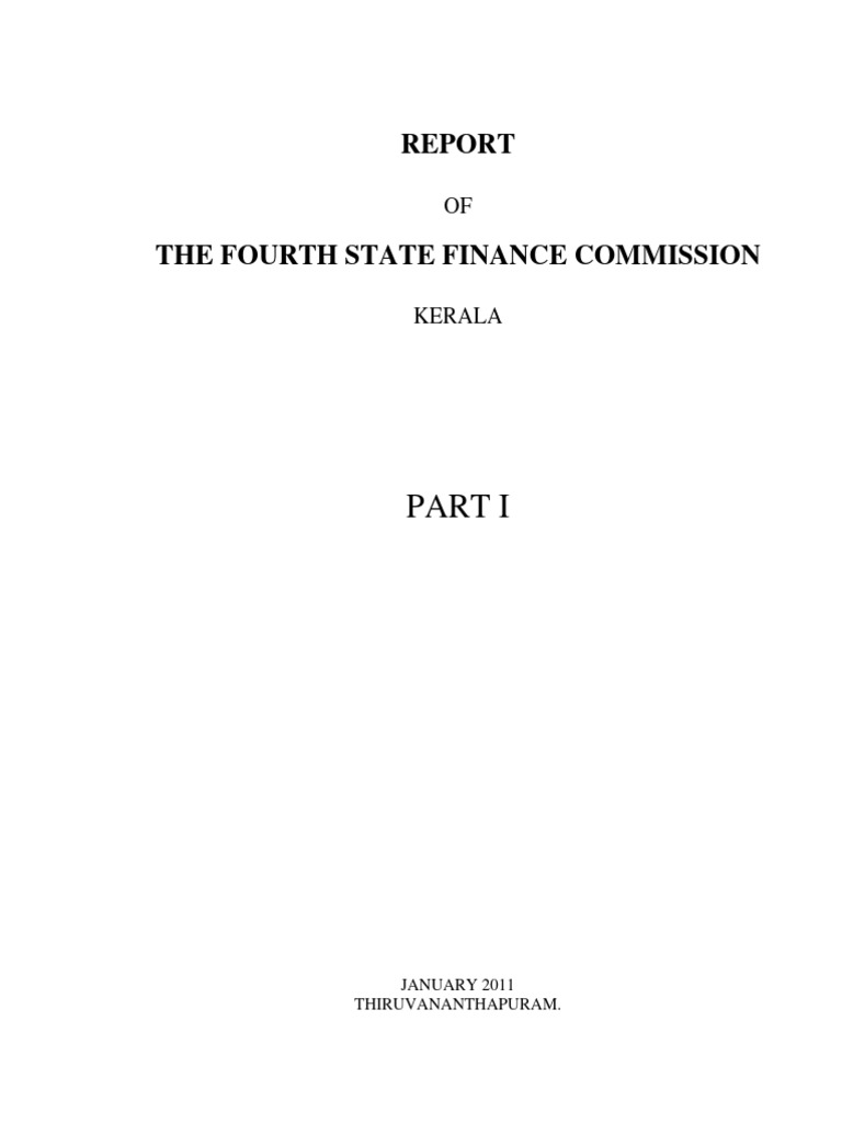 SFC - 4 - SFC4 Report Part I | PDF | Taxes | Decentralization