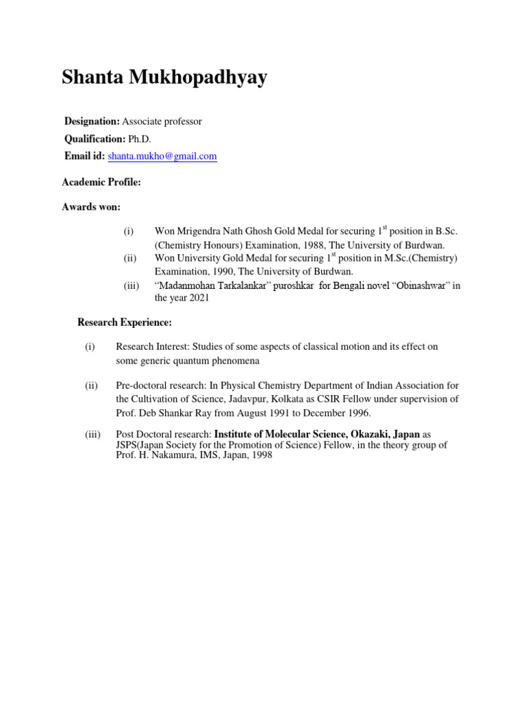 CV SM Updated | PDF | Chaos Theory | Physics