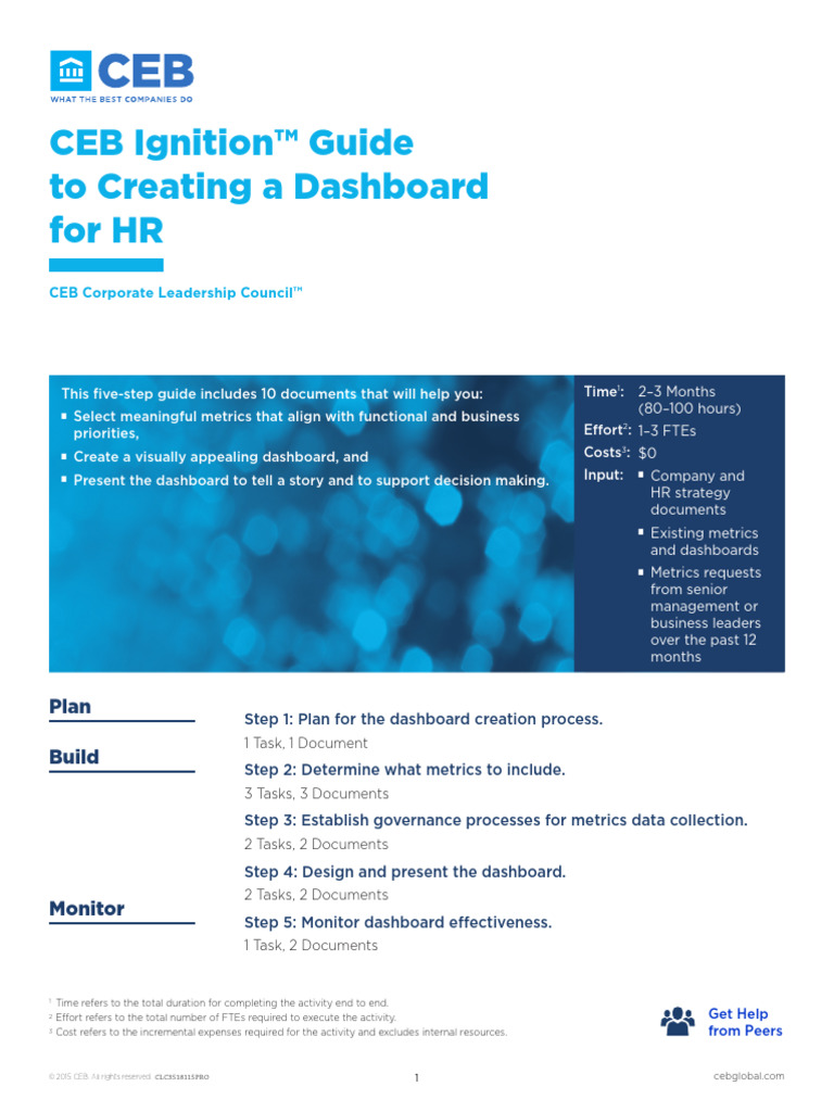 CEB Ignition Guide To Creating A Dashboard For HR | PDF | Performance ...