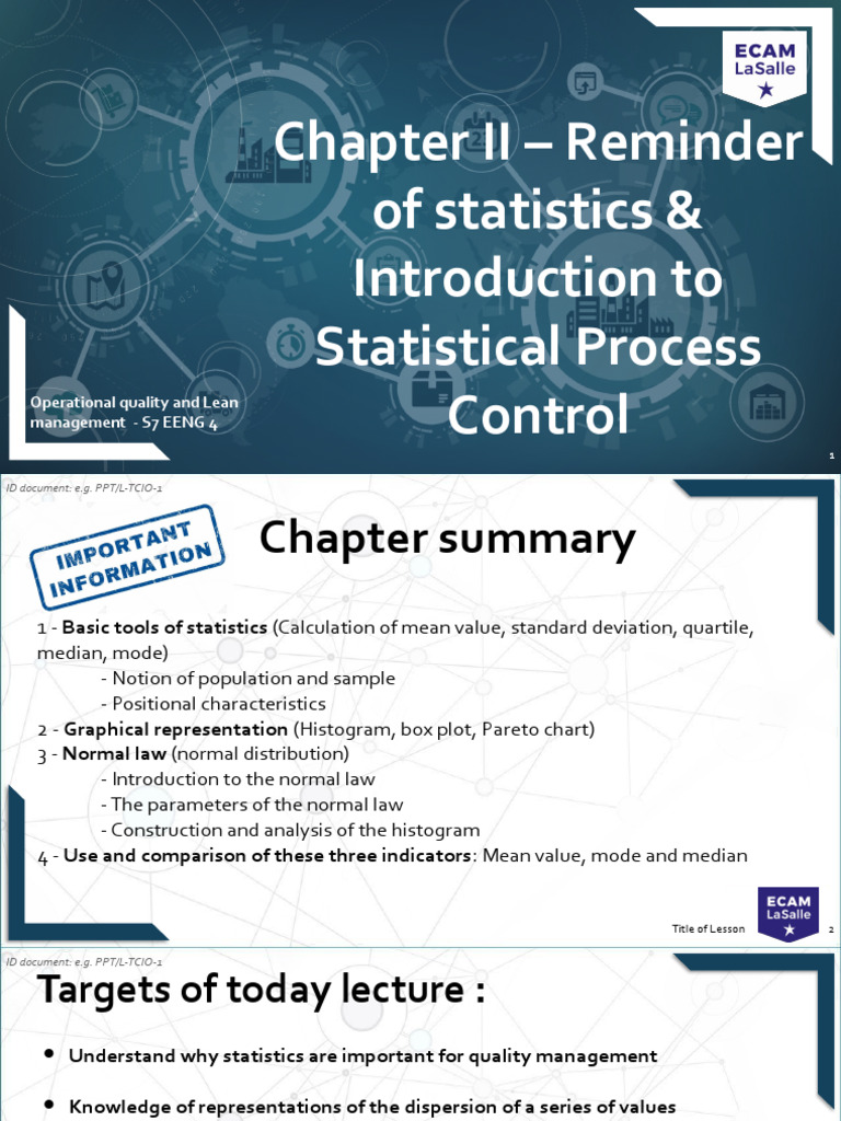 Module 2 Reminders of Statistics | PDF | Mean | Histogram