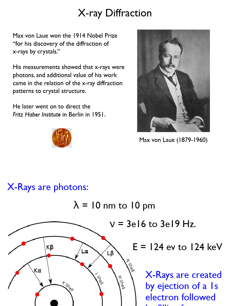X-Ray Diffraction and Bragg's Law | PDF | Crystal Structure | X Ray ...