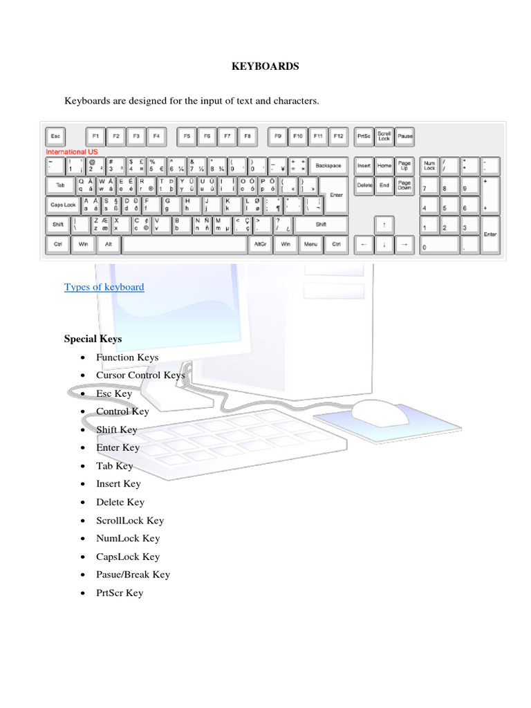Understanding KEYBOARDS | PDF | Computer Keyboard | Control Key