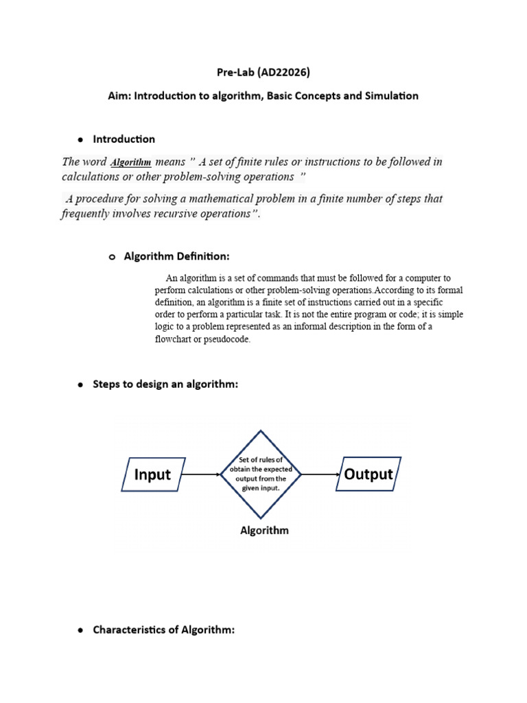 Pre Lab DAA (Introduction) | PDF | Time Complexity | Algorithms
