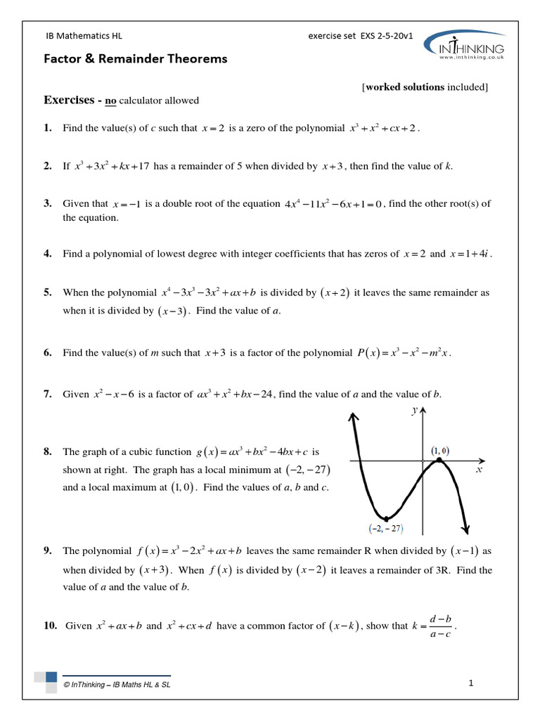 Polynomial 3 | PDF | Polynomial | Zero Of A Function Polynomial 3 | PDF | Polynomial | Zero Of A Function