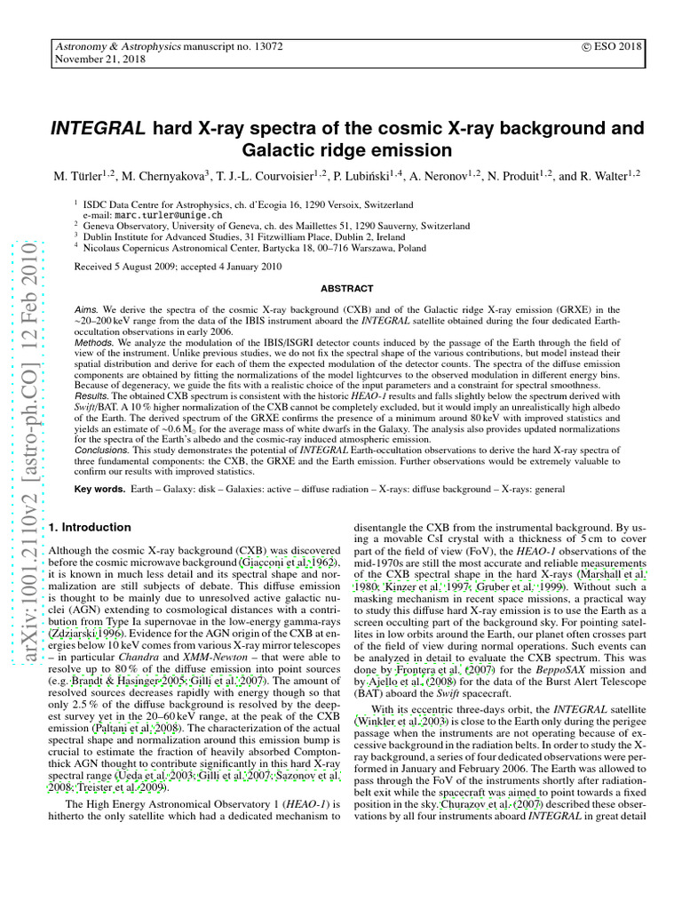 INTEGRAL hard X-ray spectra of the cosmic X-ray background and Galactic ridge emission ...