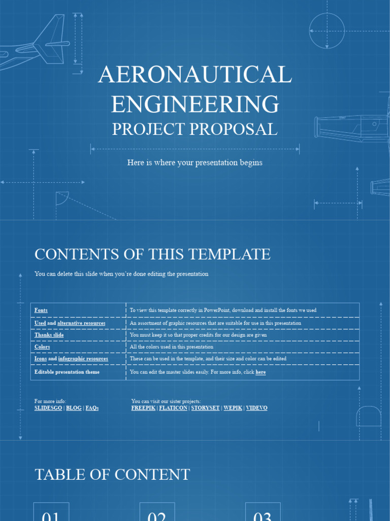 Aeronautical Engineering Project Proposal by Slidesgo | PDF | Expense ...