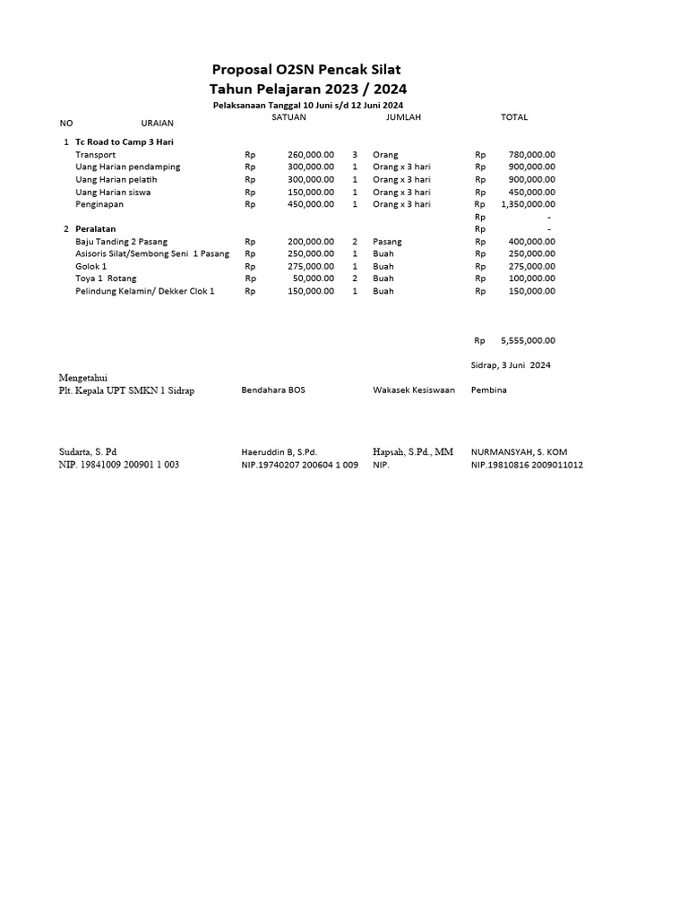 Proposal Fls2n | PDF