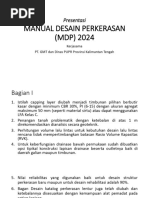 Perkerasan Jalan MDP 2024 (Konsep, CESA, Perhitungan Lentur) | PDF