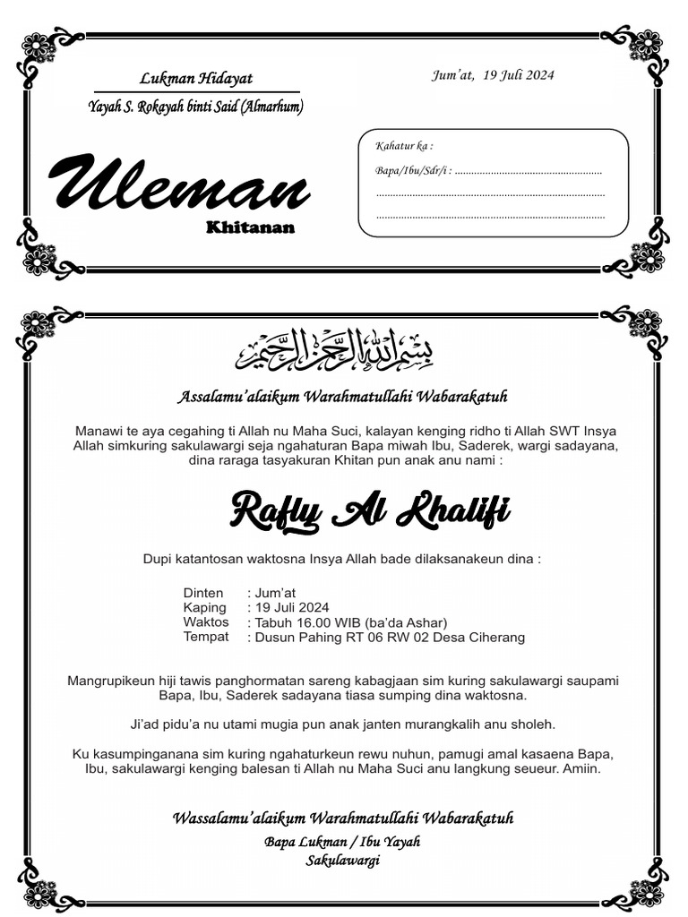 Uleman | PDF | Memasak, Makanan, & Anggur | Agama & Spiritualitas