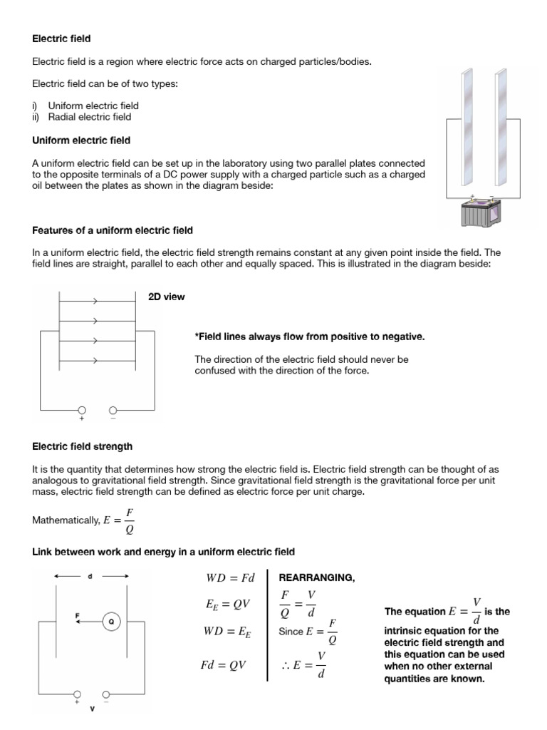 Electric-Field | Download Free PDF | Electric Field | Force