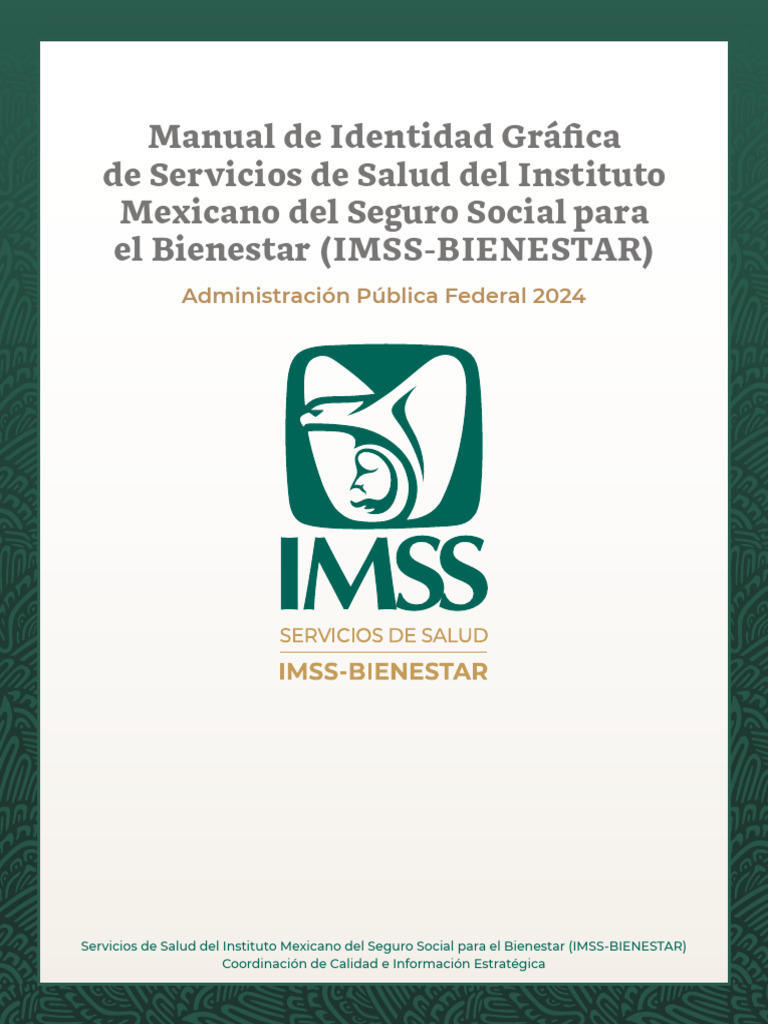 Manual de Identidad Gráfica IMSS-B | PDF | Tipografía | México