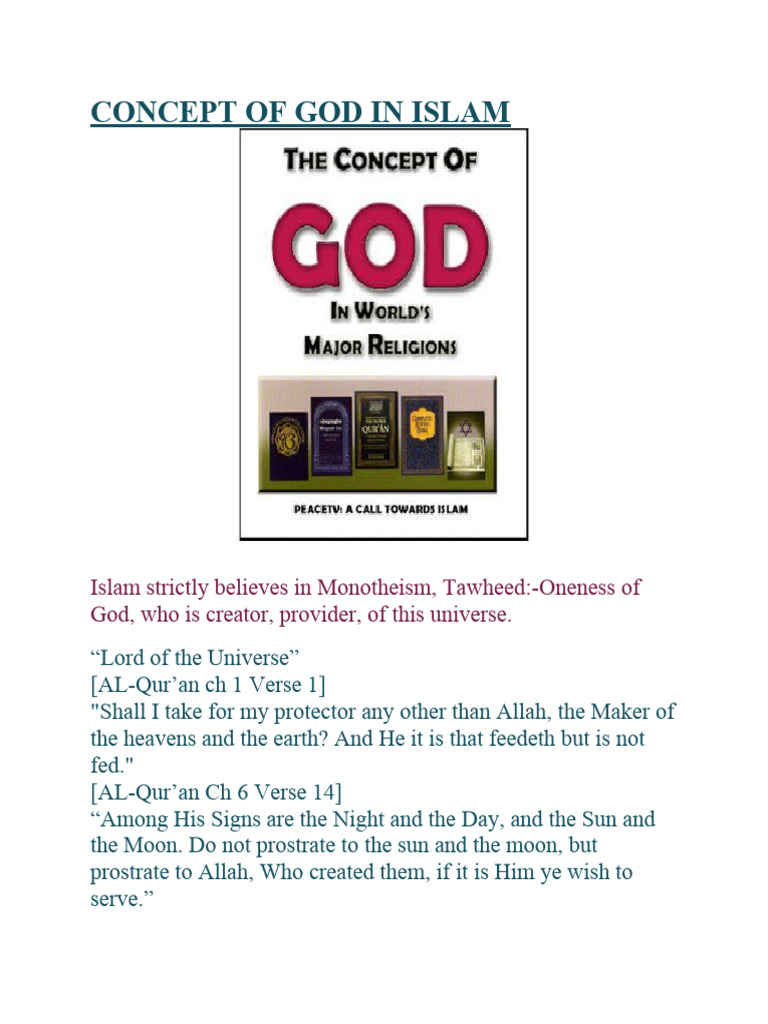Concept of God in Major Religions | PDF | Jesus | Rajneesh