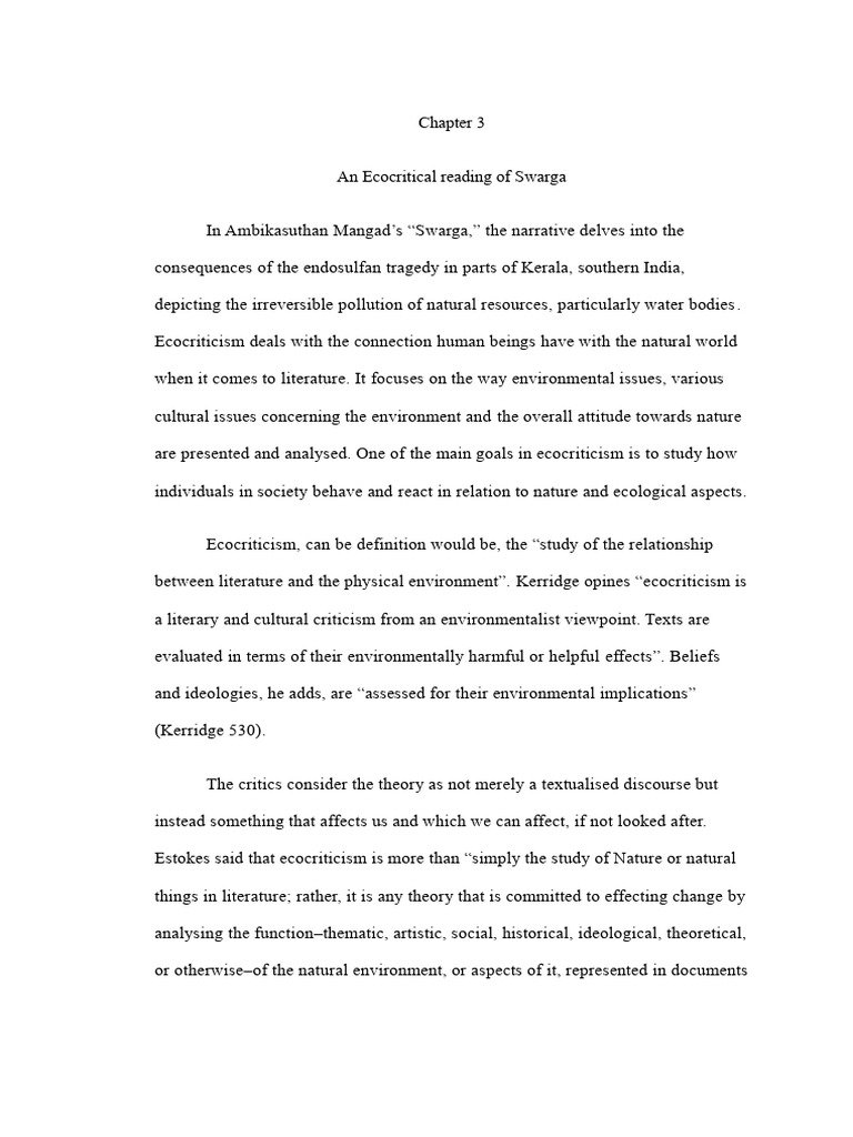 Introduction To Swarga | PDF | Ecocriticism