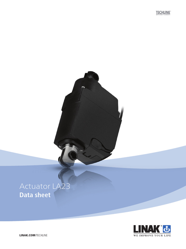 Linear Actuator La23 Techline Data Sheet Eng | PDF | Actuator ...