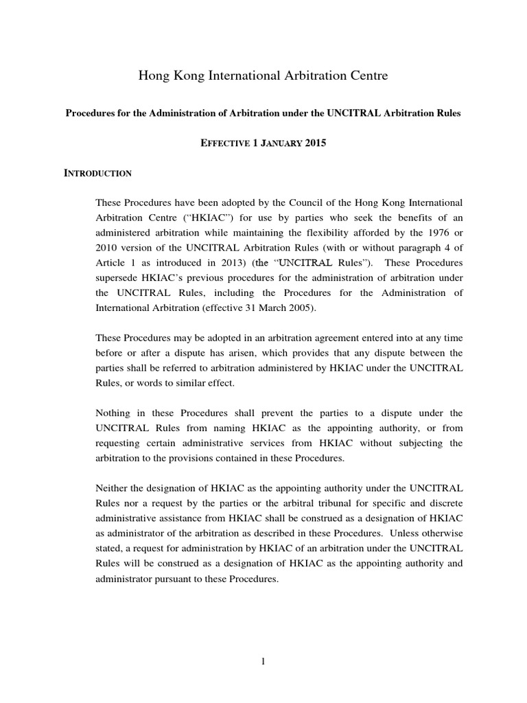 2015_Procedures_for_the_Administration_of_Arbitration_under_the_uncitral | Download Free PDF ...