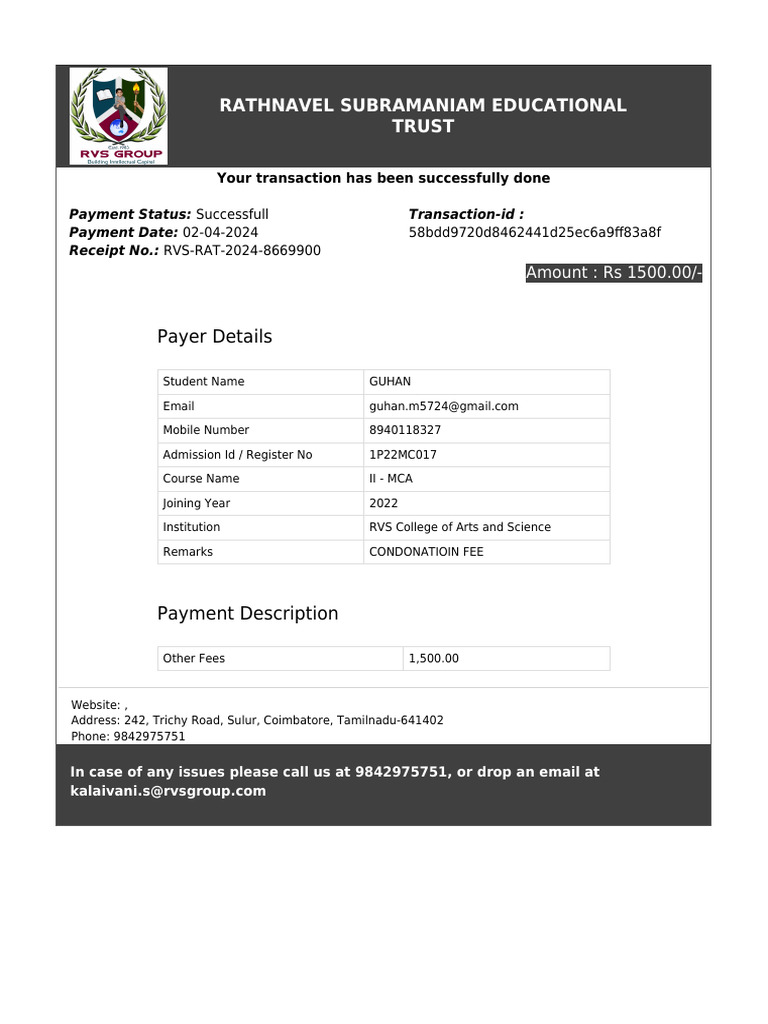 RVS Rat 2024 8669900 | PDF