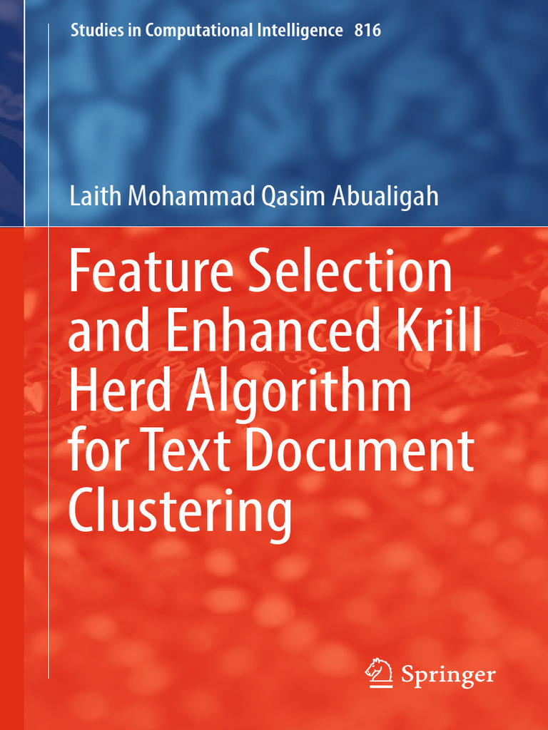 2 Feature Selection 2019 Pdf Metaheuristic Cluster Analysis