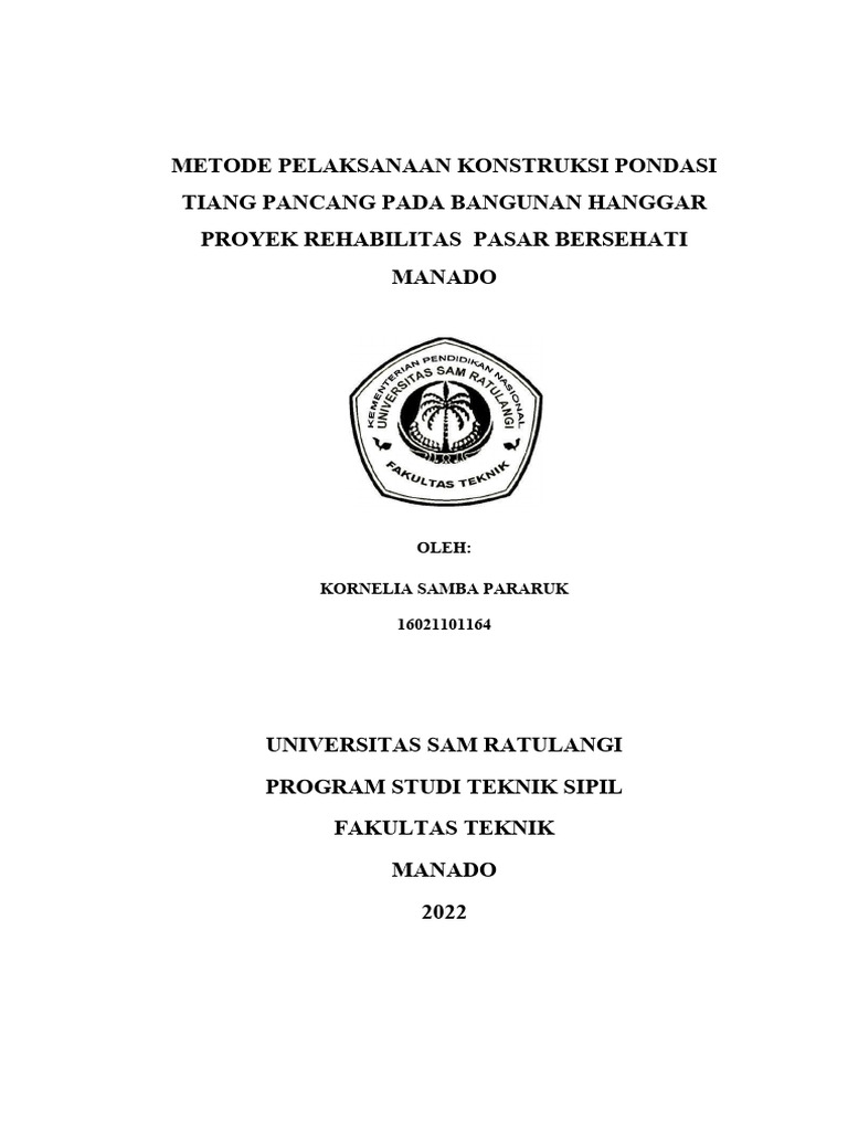 Konsep Proposal Kornelia Pararuk | PDF