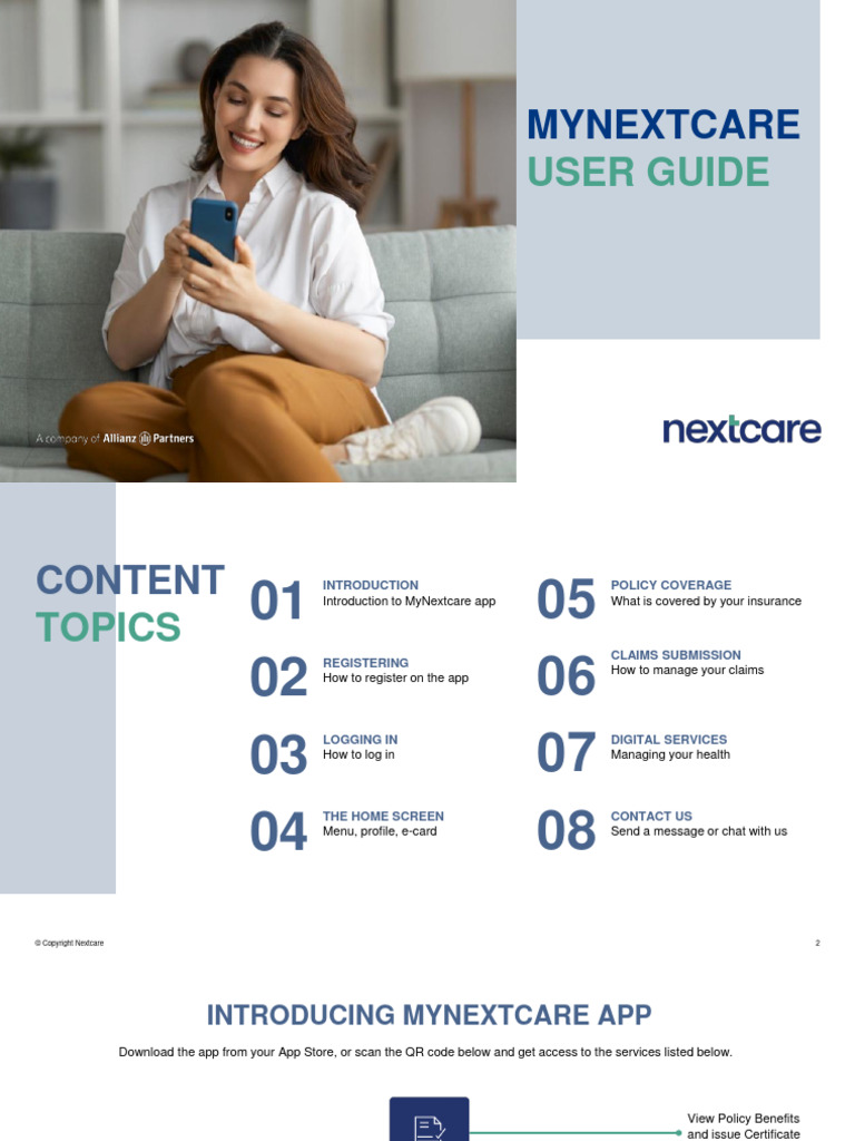 MyNextcare User Guide 2023 | PDF | Mobile App | Password