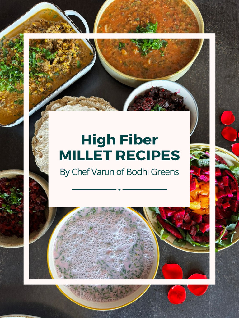High Fiber Millet Recipe Book by Chef Varun | PDF | Curry | Asian Cuisine