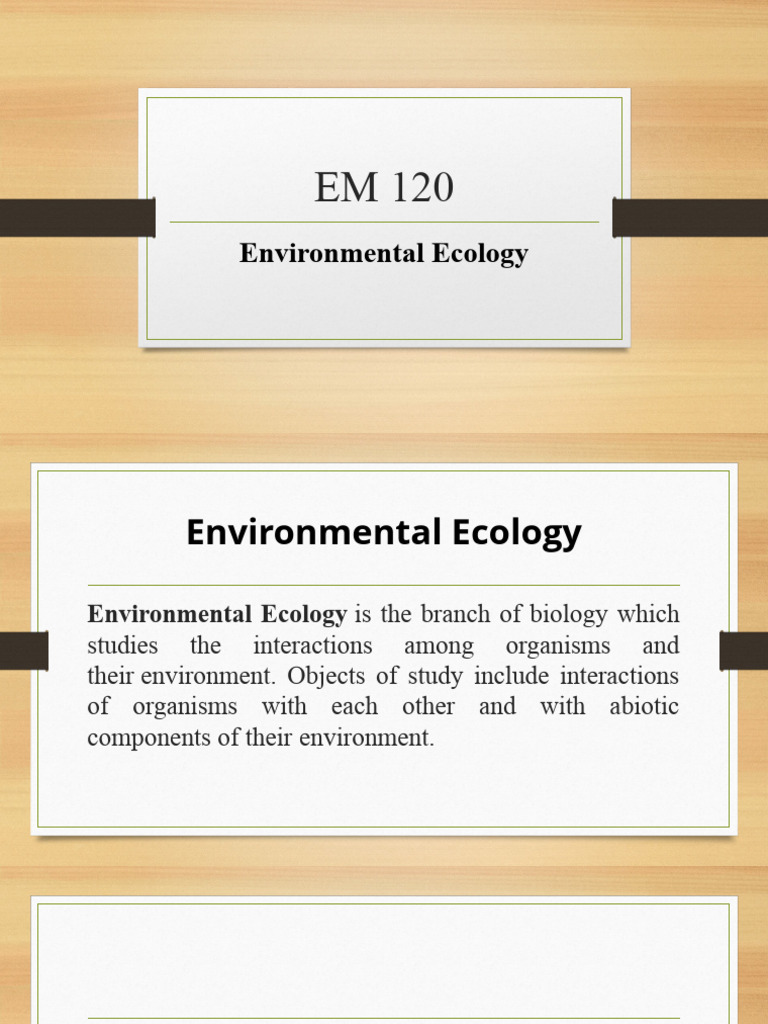 Introduction To Environmental Ecology | PDF | Ecosystem | Ecology
