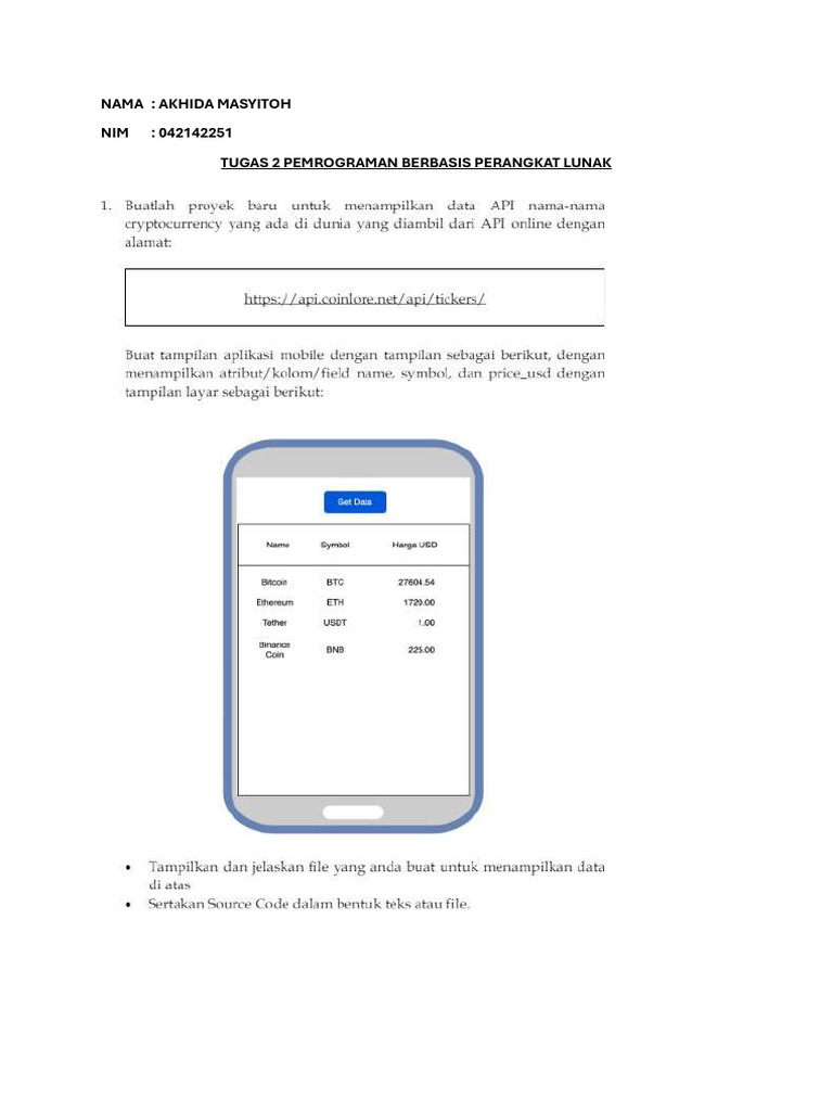 Tugas 2 Pemrograman Berbasis Perangkat Lunak (0042142251 | PDF