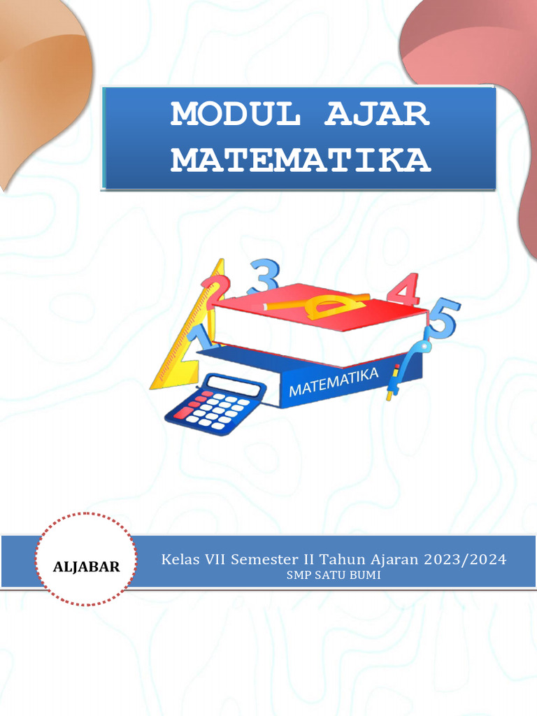 Modul Ajar Aljabar Penjumlahan Dan Pengurangan Pdf