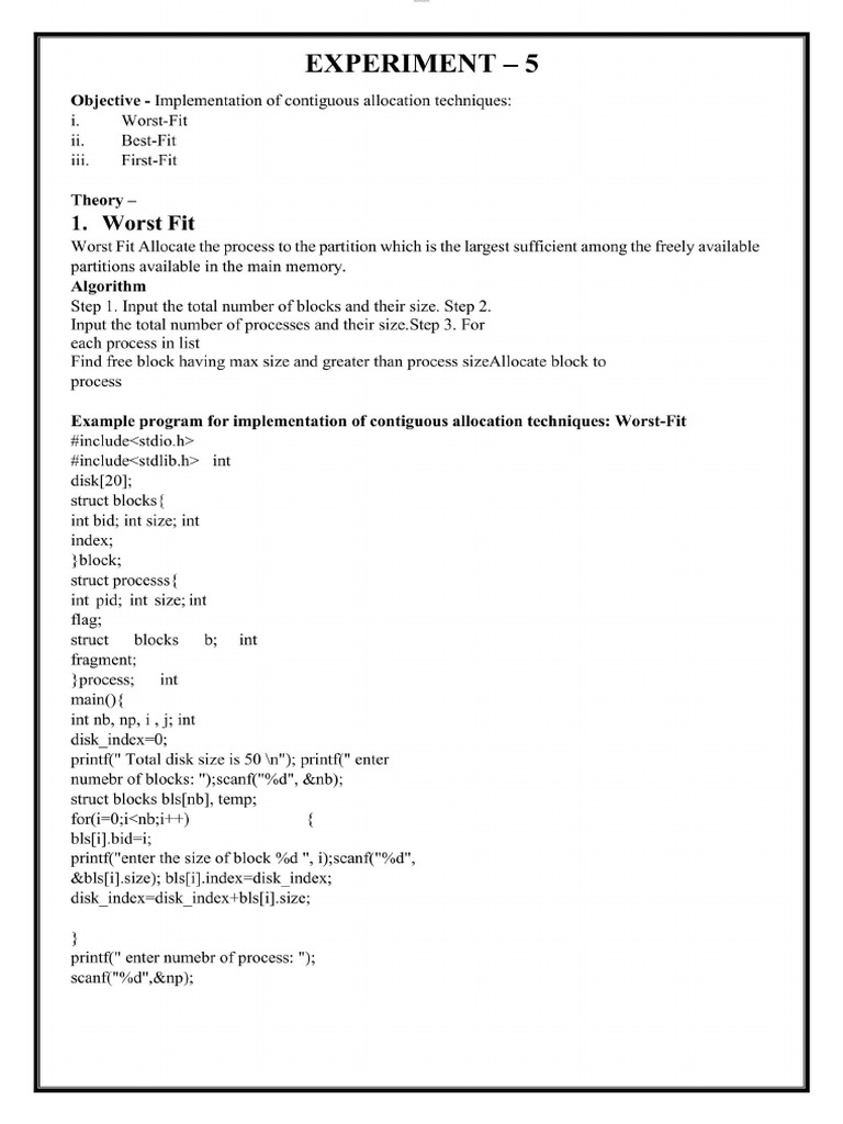 OS Exp. 6, 7, 8, 9, 10, 11 Lab Manual | PDF