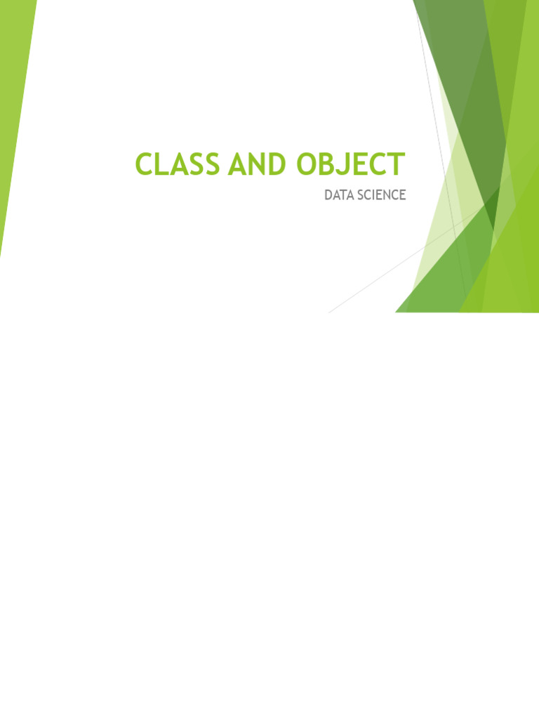 Class And Object Pdf Class Computer Programming Programming