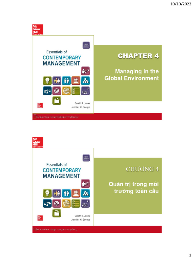 Managing in The Global Environment | PDF