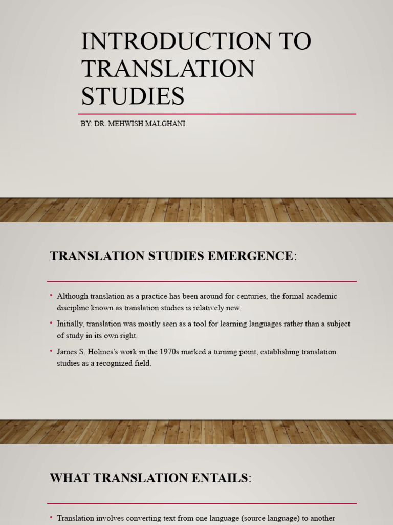 Overview of Translation Studies | PDF | Translations | Interdisciplinarity